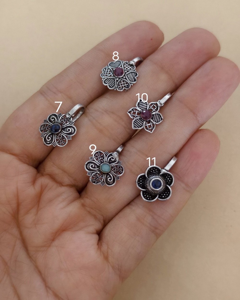 Joshika Nose Pins - Naira Collections