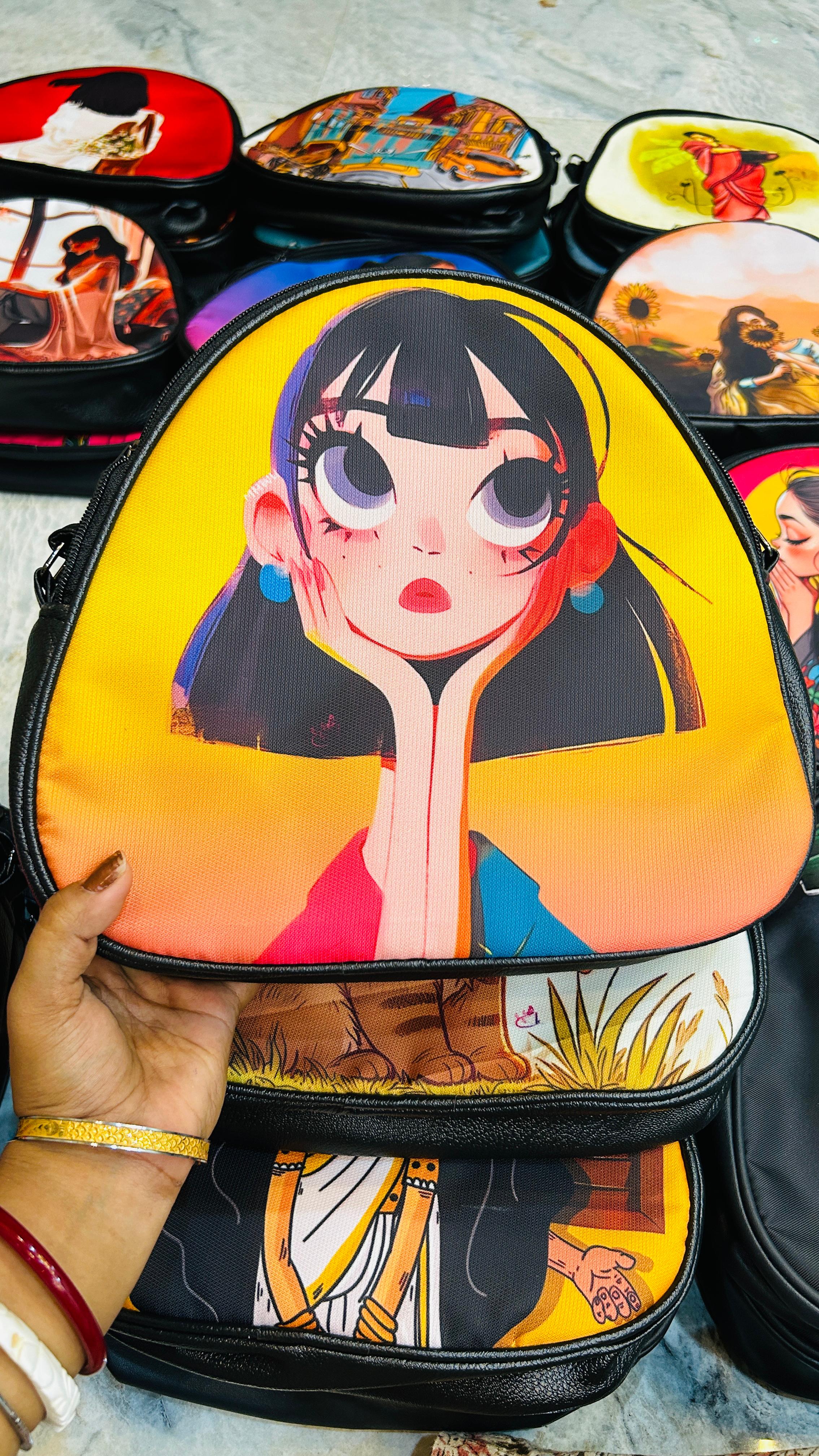 Triangle Digital Print Bag 9 - Labanya Creation