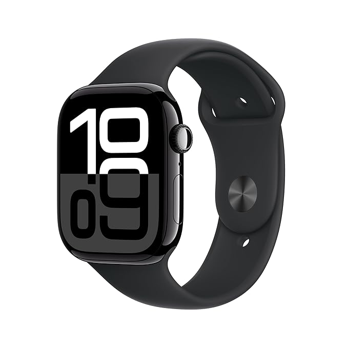 Apple Watch Series 10 GPS + Cellular 46mm Jet Black Aluminium Case with Black Sport Band - ITNET ...