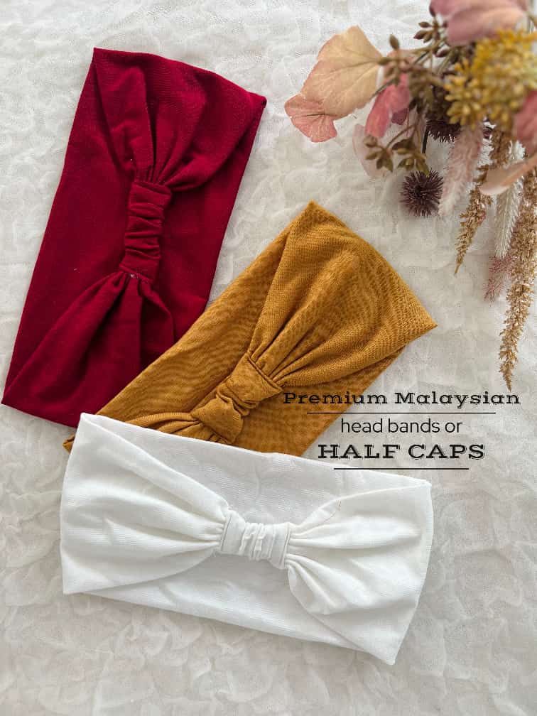 Premium Hijab Headbands & Half Caps - Style & Comfort