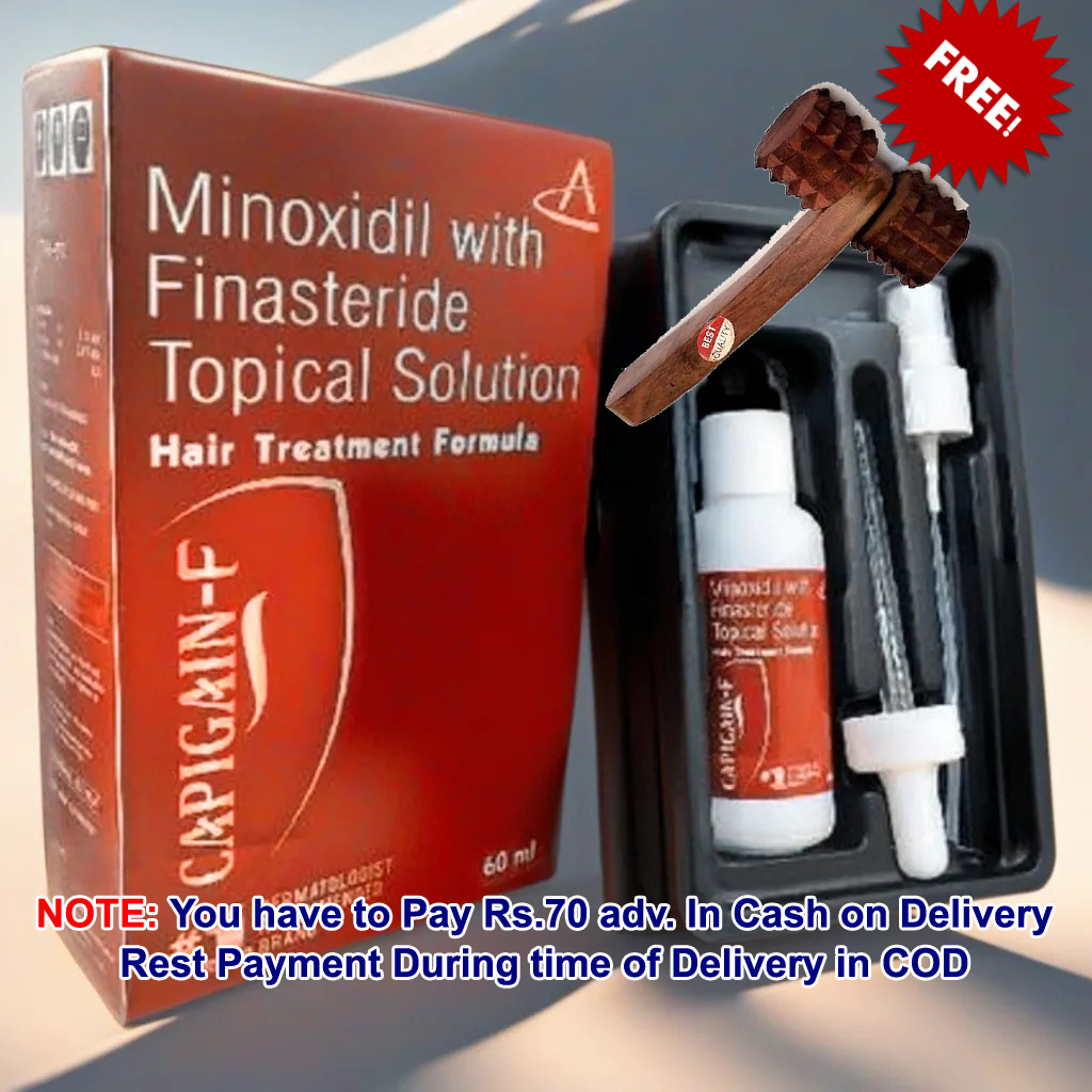 Capigain F- Minoxidil(5%) with Finasteride Topical Solution - 60 ml ...