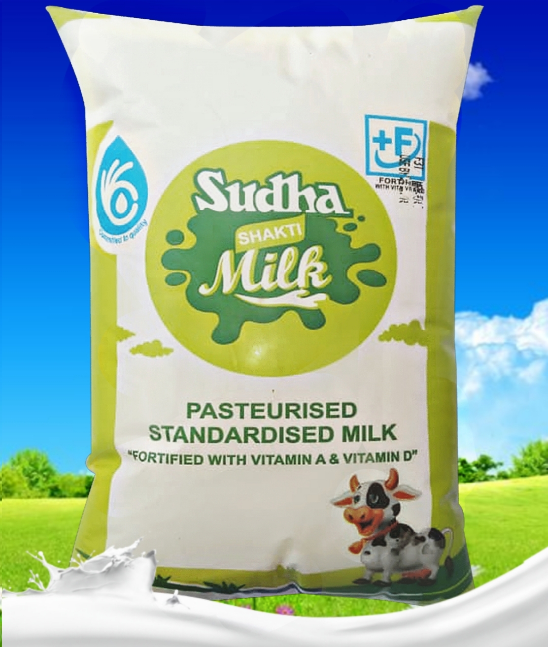 Sudha Full Cream Milk : 1 Ltr - Apna ️Market 🛒