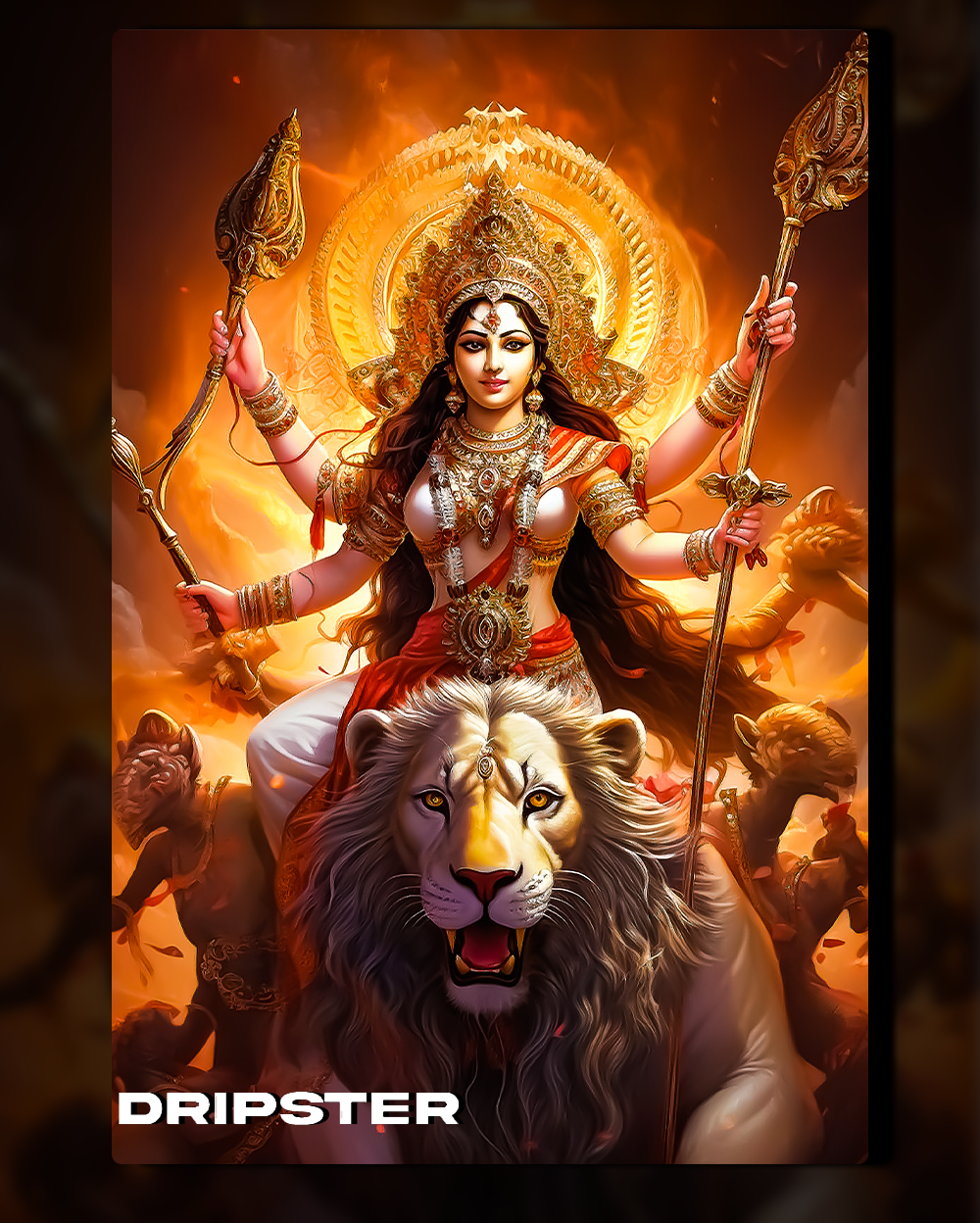 Adi Parashakti: Ma Durga Poster for Spiritual Decor