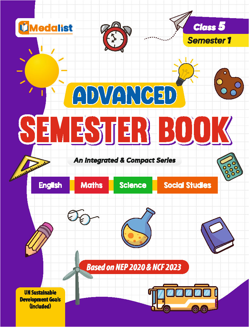 Advanced Semester Book - 5 (2 Books: Term 1 & Term 2) - The Ultimate Knowledge (TUK)