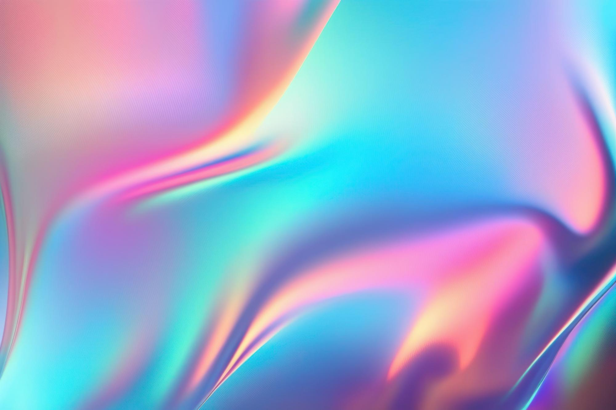 Holographic Abstract Backdrop - Prism Props