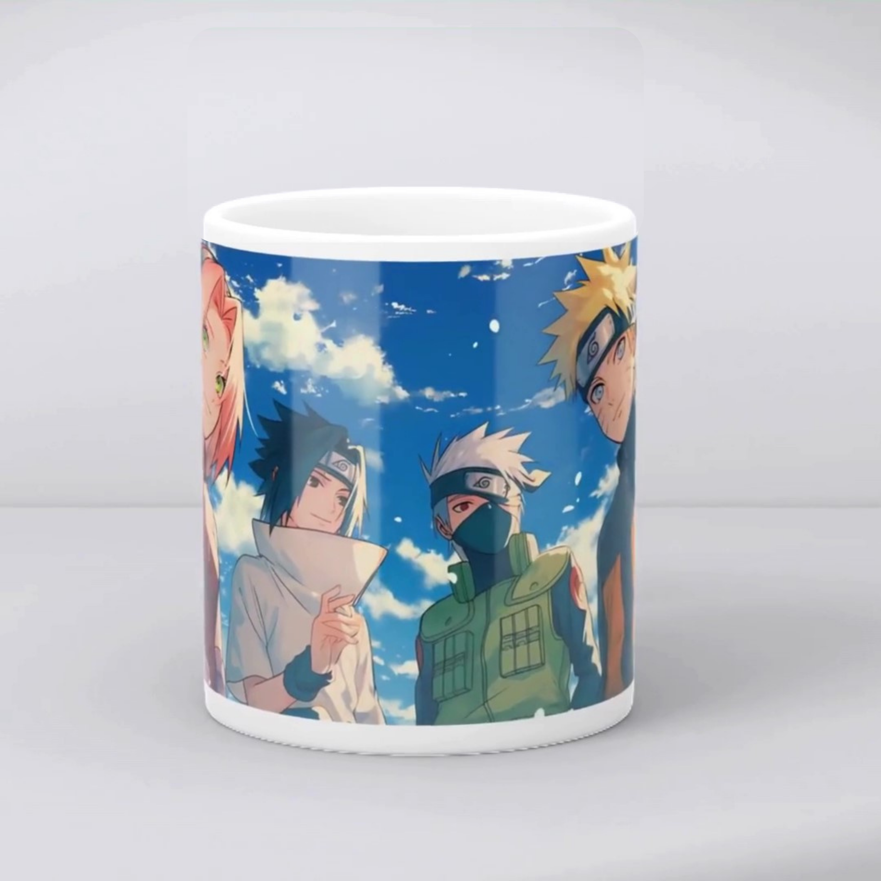 Kakashi, Naruto, Sakura & Sasuke (Naruto) - Coffee Mugs - Respite Paradise