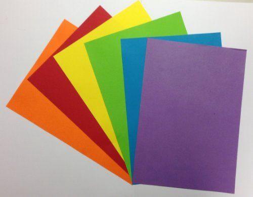 Colored A4 size sheets - Books Paradise