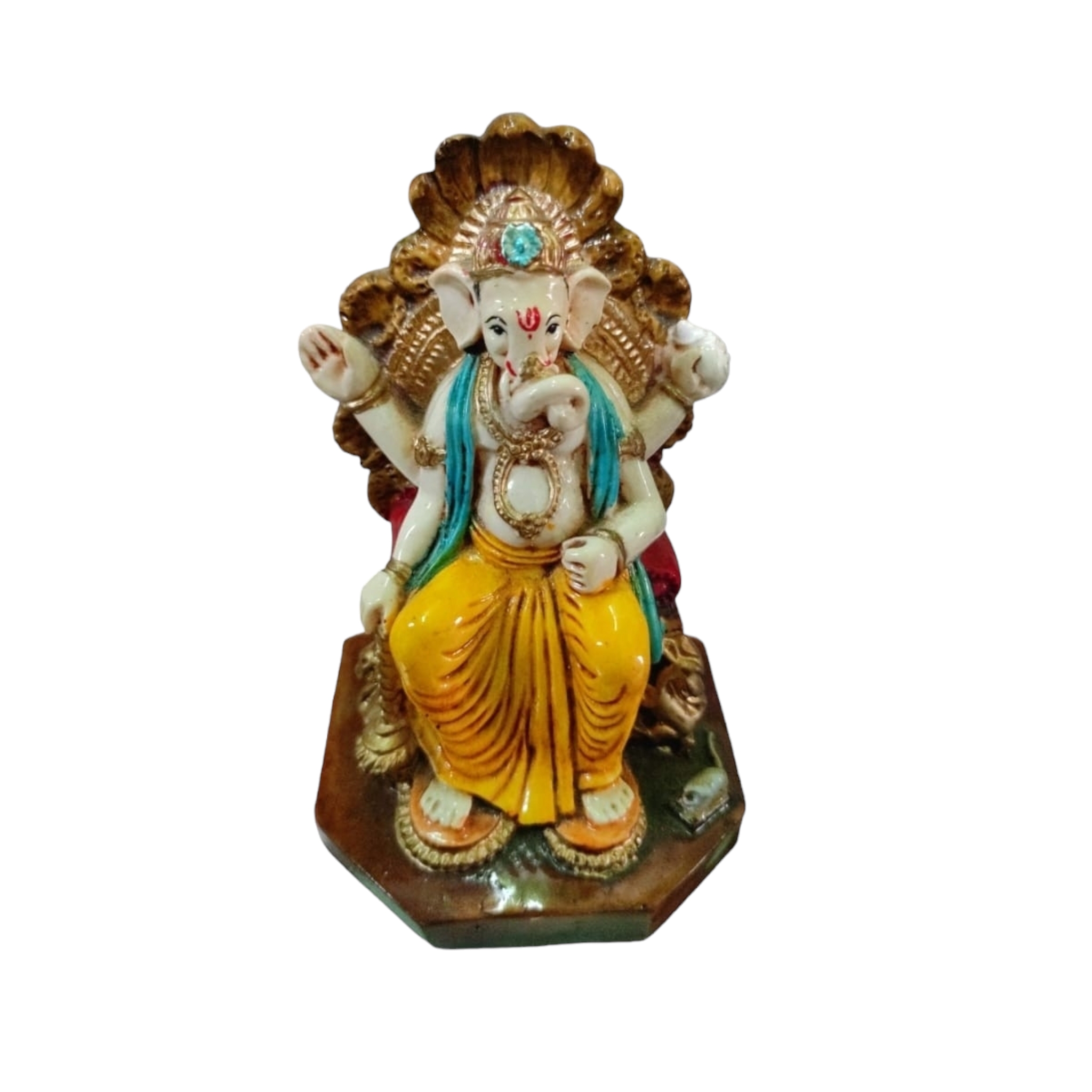 Lal Bagcha Raja Antique Ganpati - Lime Gifts
