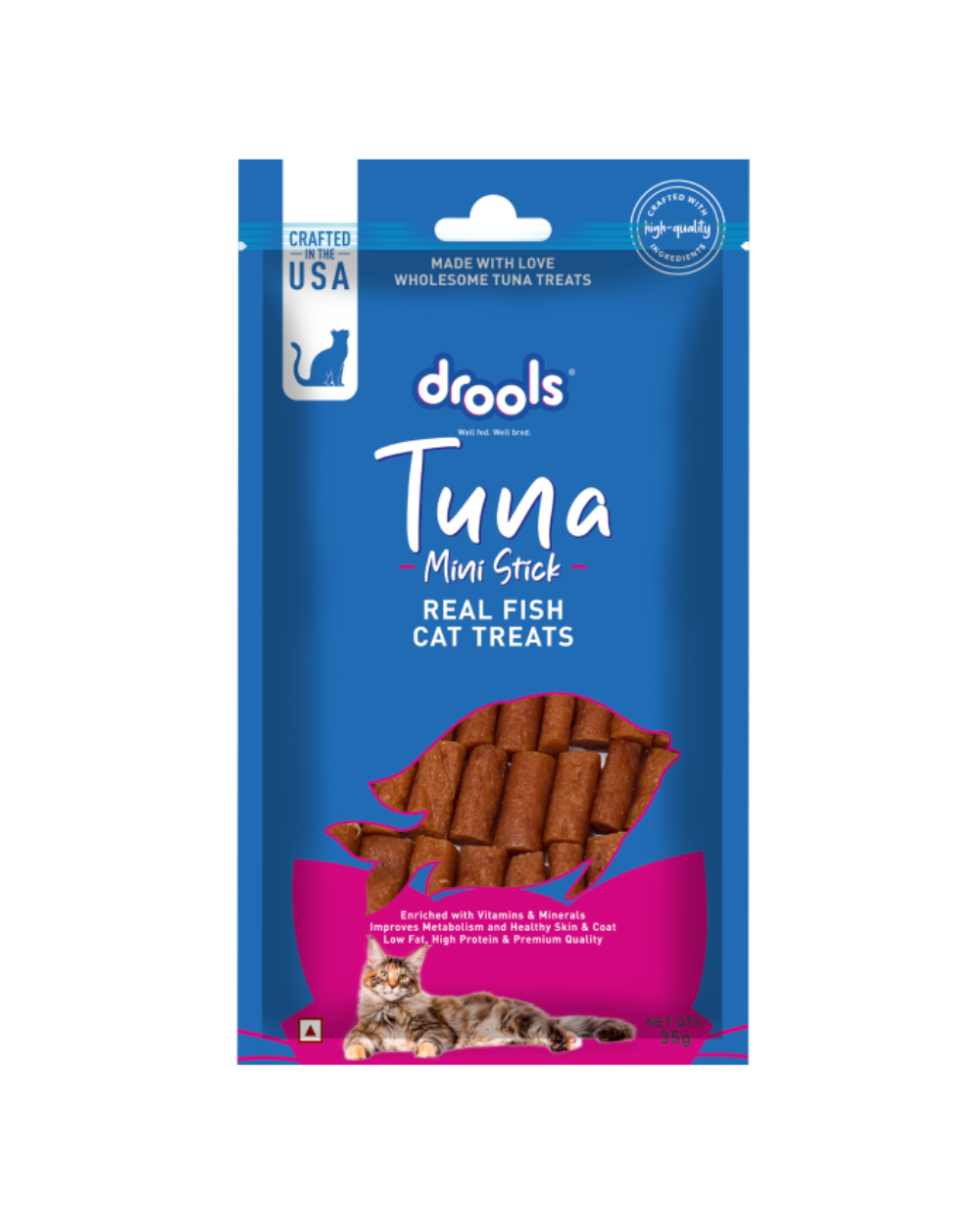 Drools Chicken Mini Stick for Cats 35g - Premium Quality