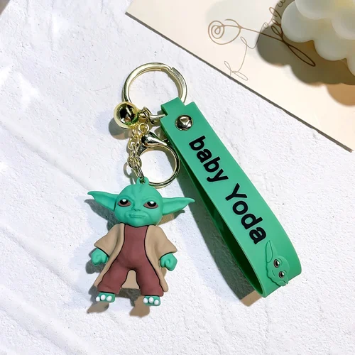 Baby Yoda 3D Silicone Keychain - Manga Store