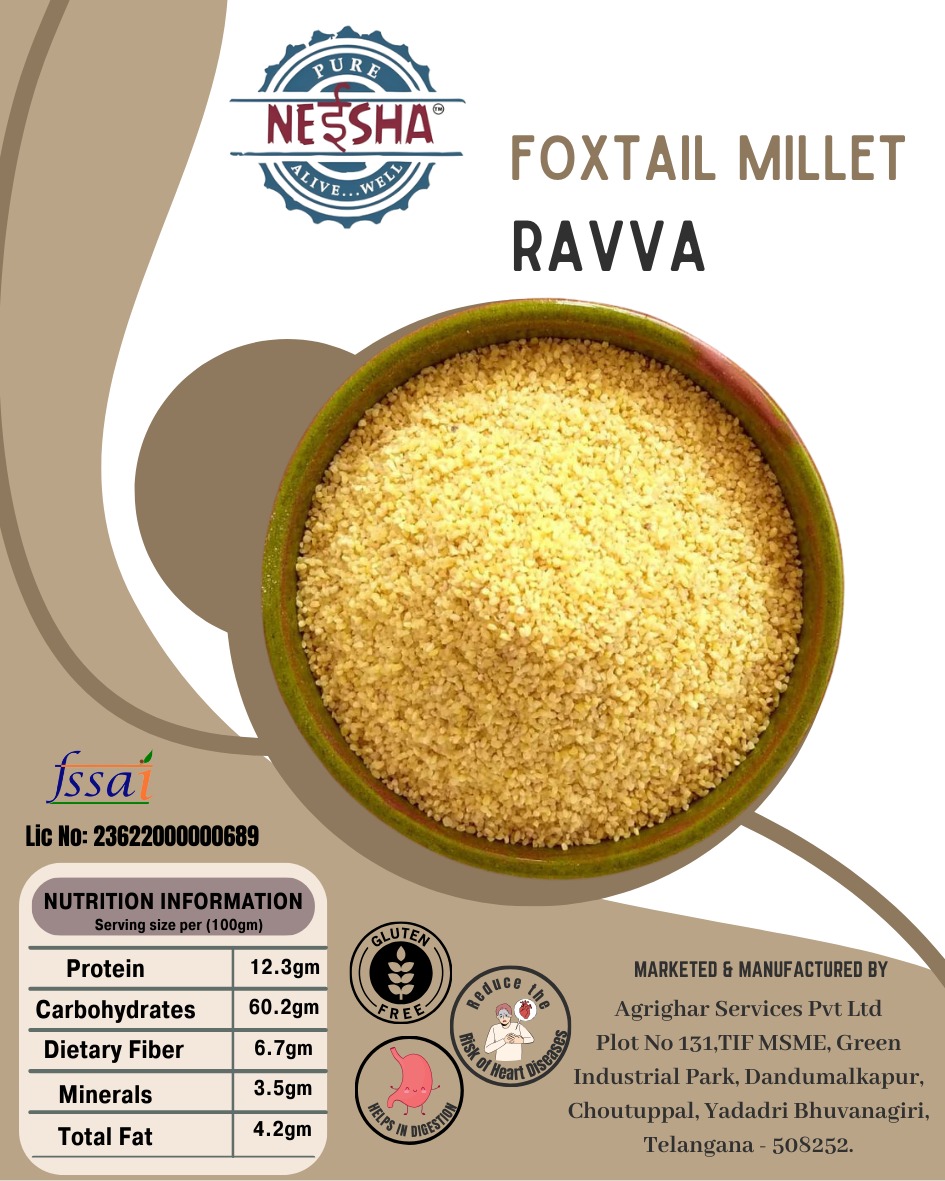 Foxtail millet Rava - Agrighar