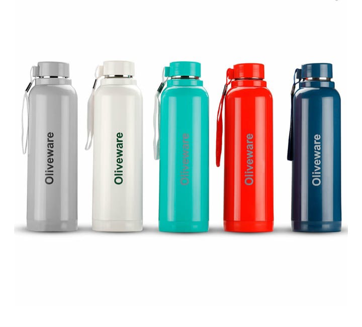 Oliveware Aura Assorted Steel Insulated Water Bottle (690ml) - www ...