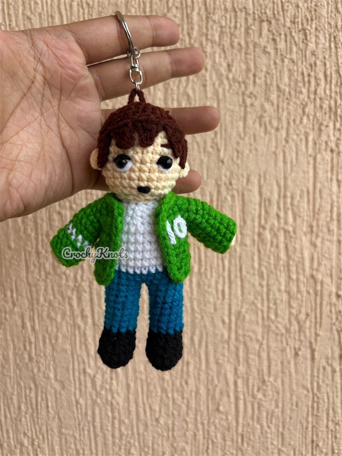 Crochet Ben 10 Keychain - CrochyKnots