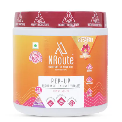 NRoute PEP-UP Energy Booster Powder for Gym Enhancement