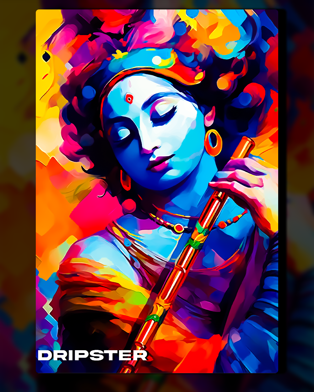 Vasudeva Krishna Poster: Divine Art for Your Home