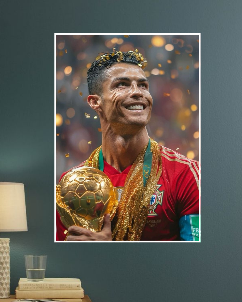 Cristiano Ronaldo Victory Celebration Poster Postervibe