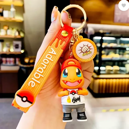Charmeleon pokemon Silicone Key Chain - Manga Store
