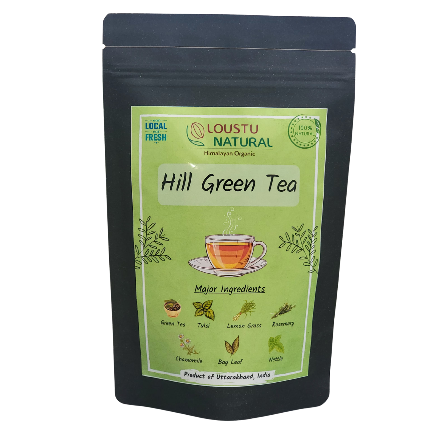 Hill Green Tea | 100% Organic | Best Quality | Loustu Natural