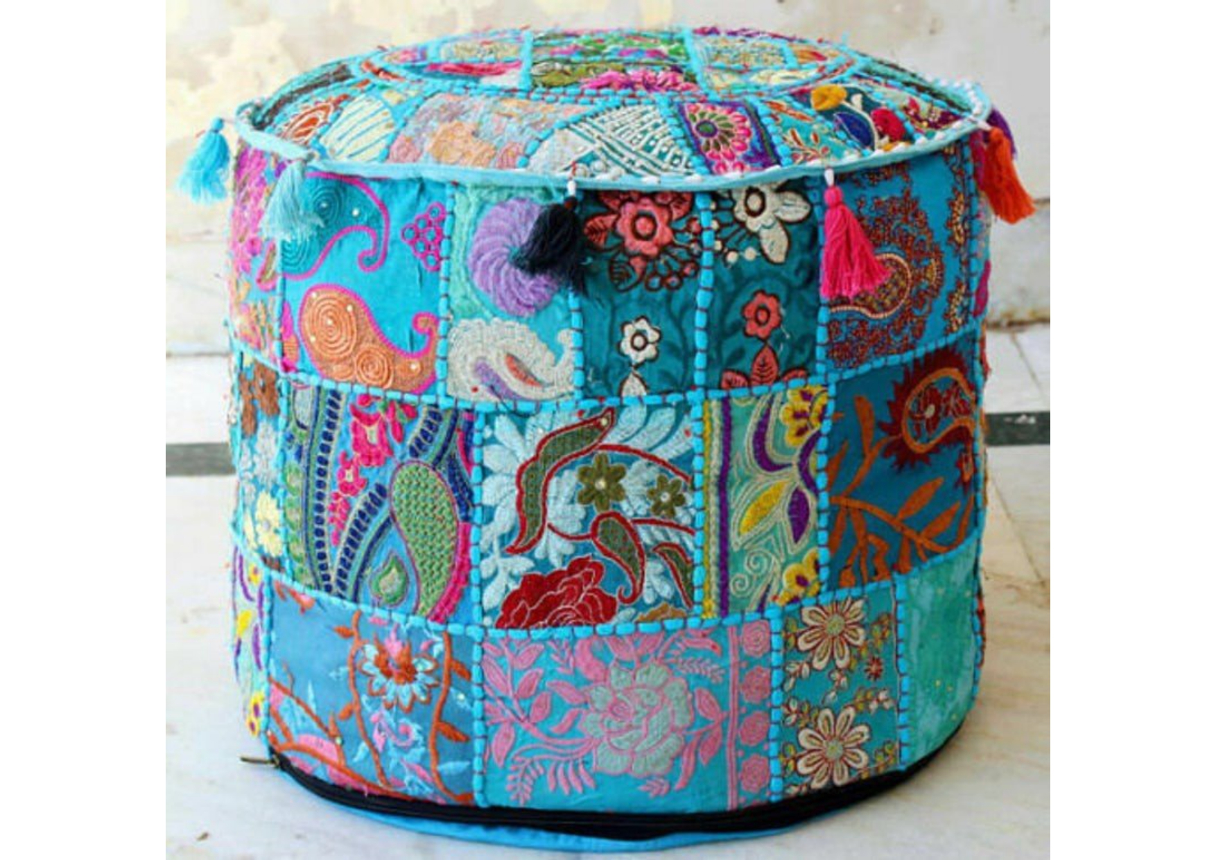 Pouffe Cover - HeartFul Craft