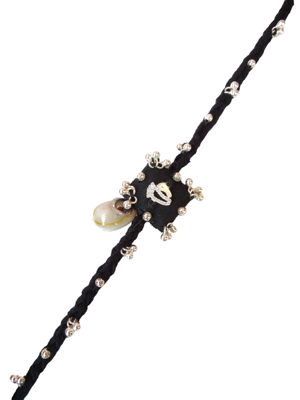 Traditional Silver Ghughari Panchmasi Rakhi - Divine Baby Shop