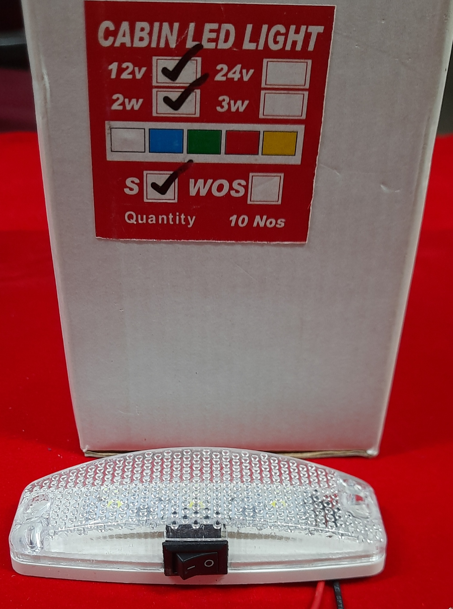 CABIN LED LIGHT 2W/12V - Yokesh Electronics