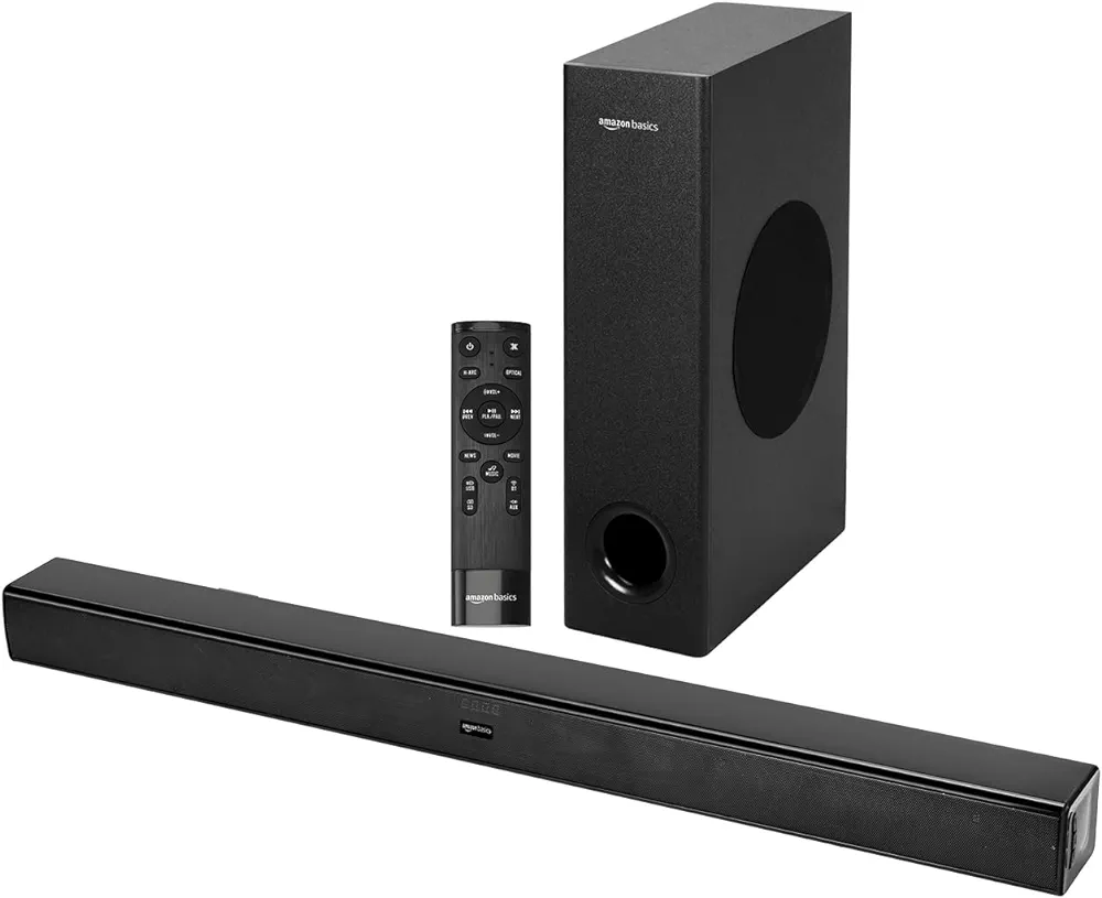 Amazon Basics Soundbar with Wired Subwoofer - Unboxed