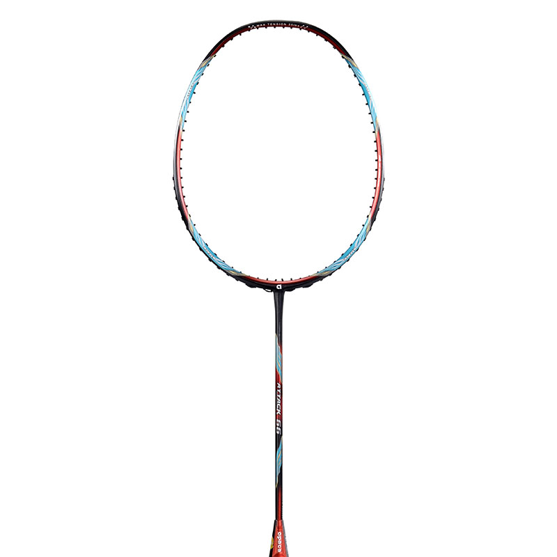 Apacs Attack 66 Badminton Racquet - (Red) - Warrior Sports (India)