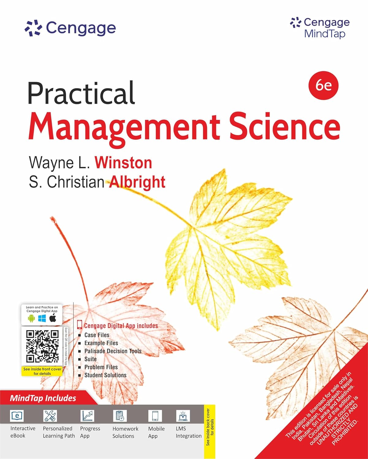 Practical Management Science with MindTap, 6th Edition
