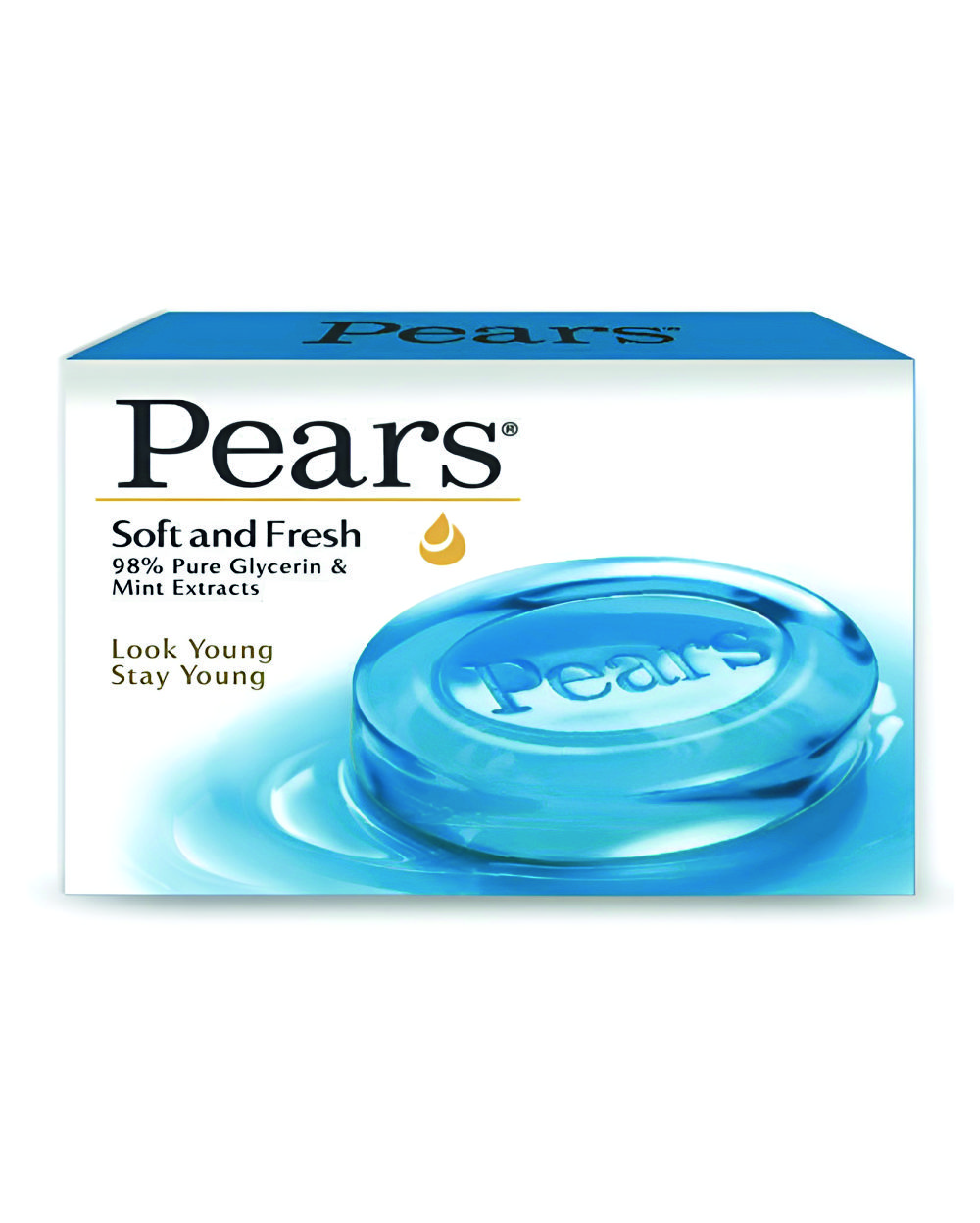 Pears Soft & Fresh 98% Pure Glycerine & Mint Extracts Bathing Bar- 125g ...