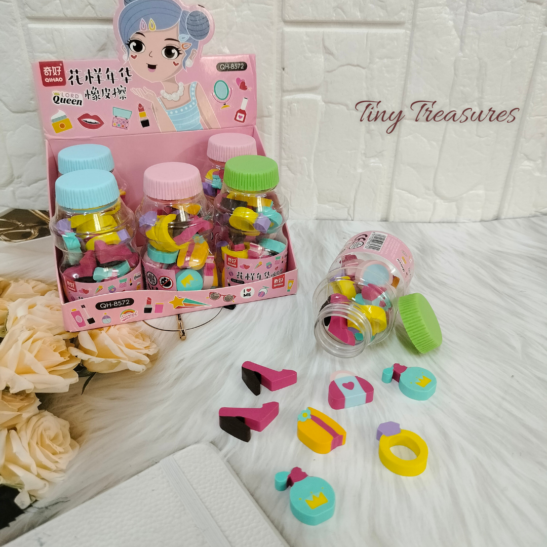 Makeup theme Bottle eraser - Tiny Treasures