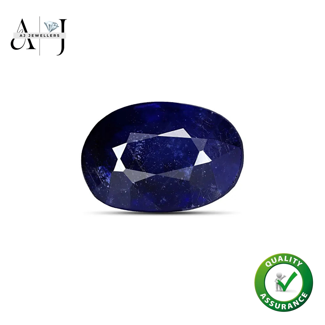 Blue Sapphire (Neelam) 8.84 carats (9.82 ratti) (Certified 100% ...
