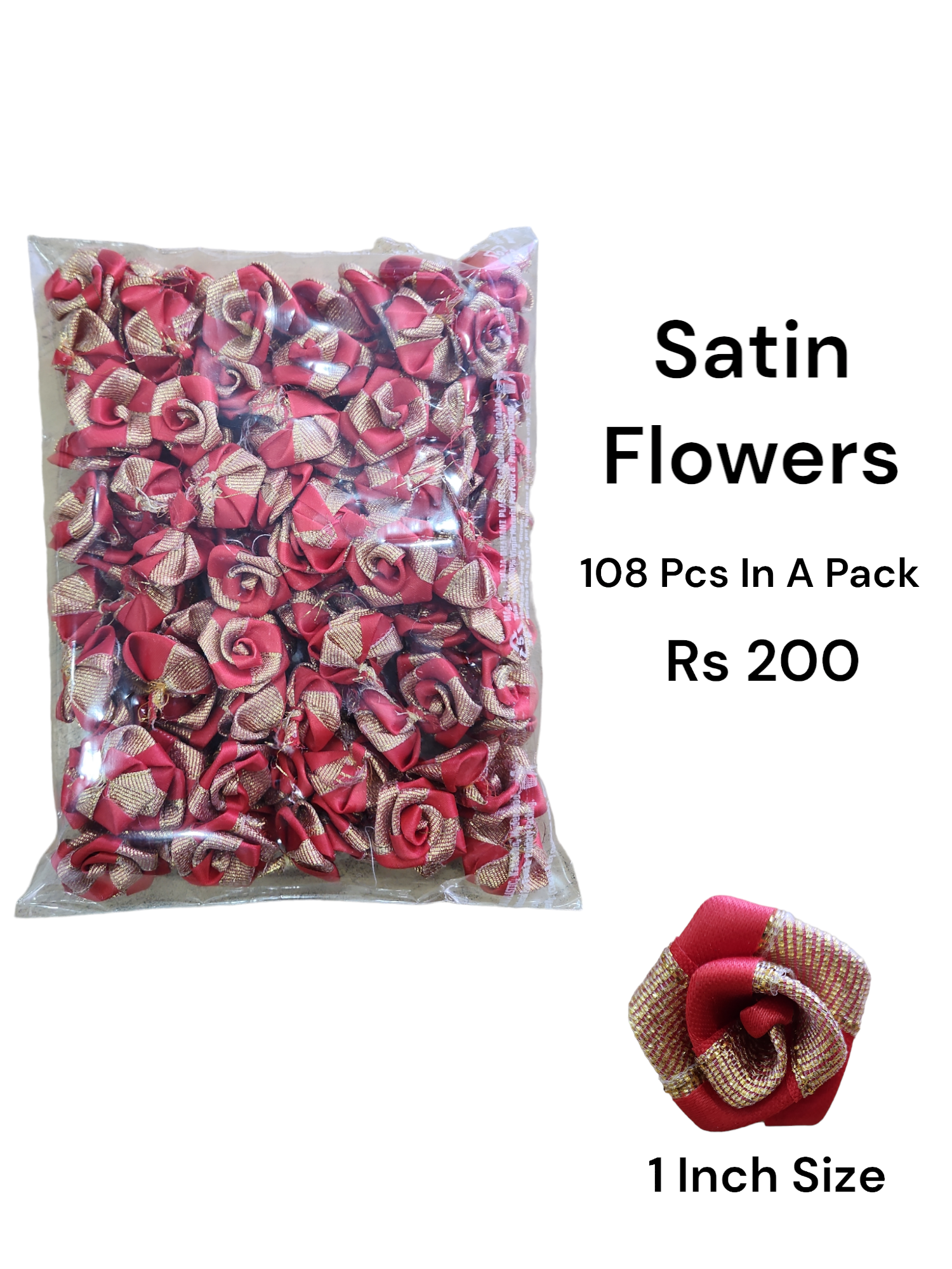 Satin Flowers Big - SVB99 Store