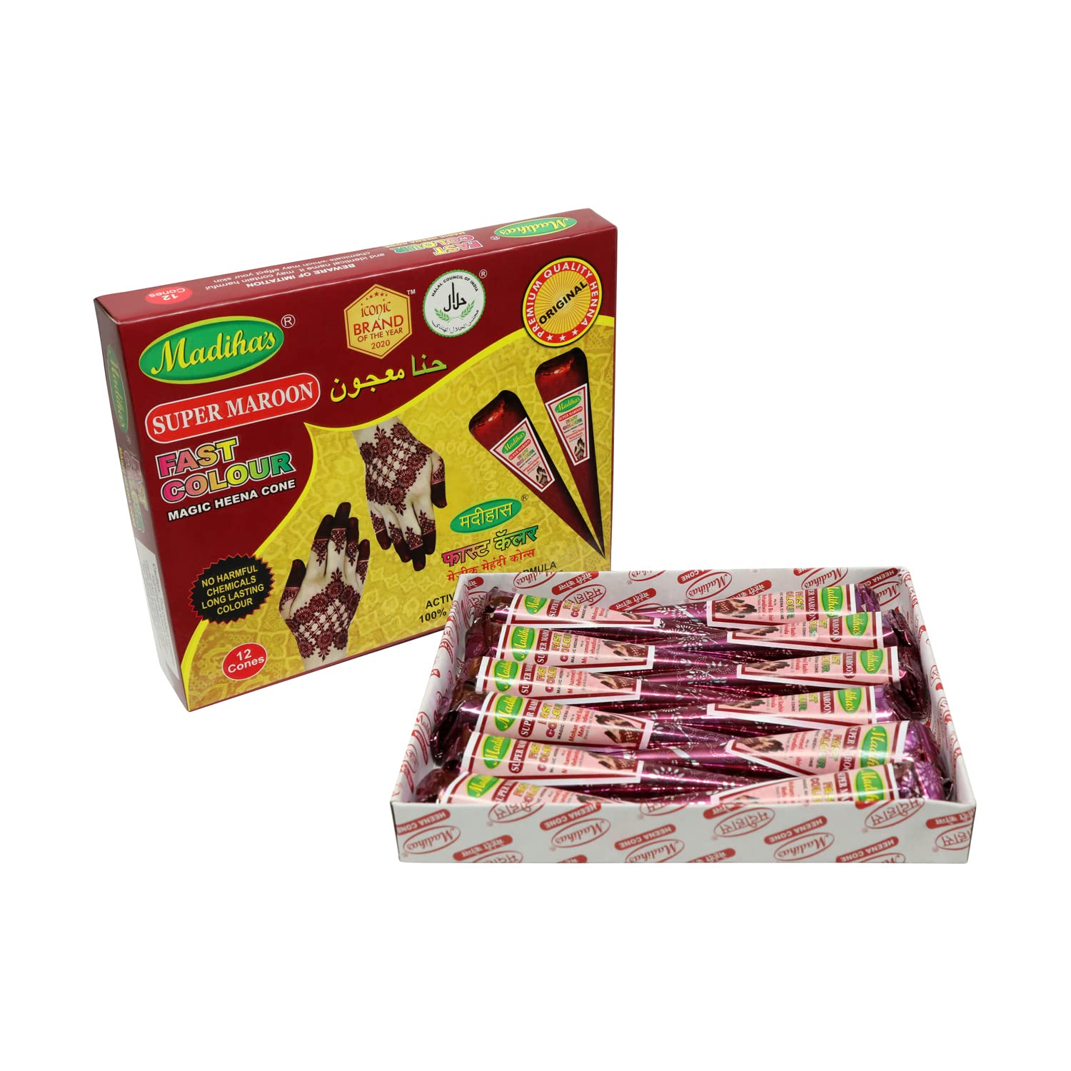 Madiha's Mehandi: Best Instant Cone Black for Artistry