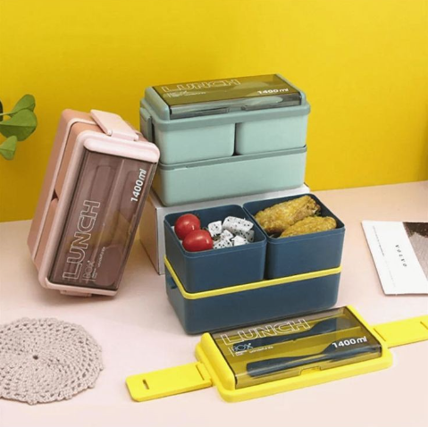 Double Decker Lunch Box - SL SHOPPING