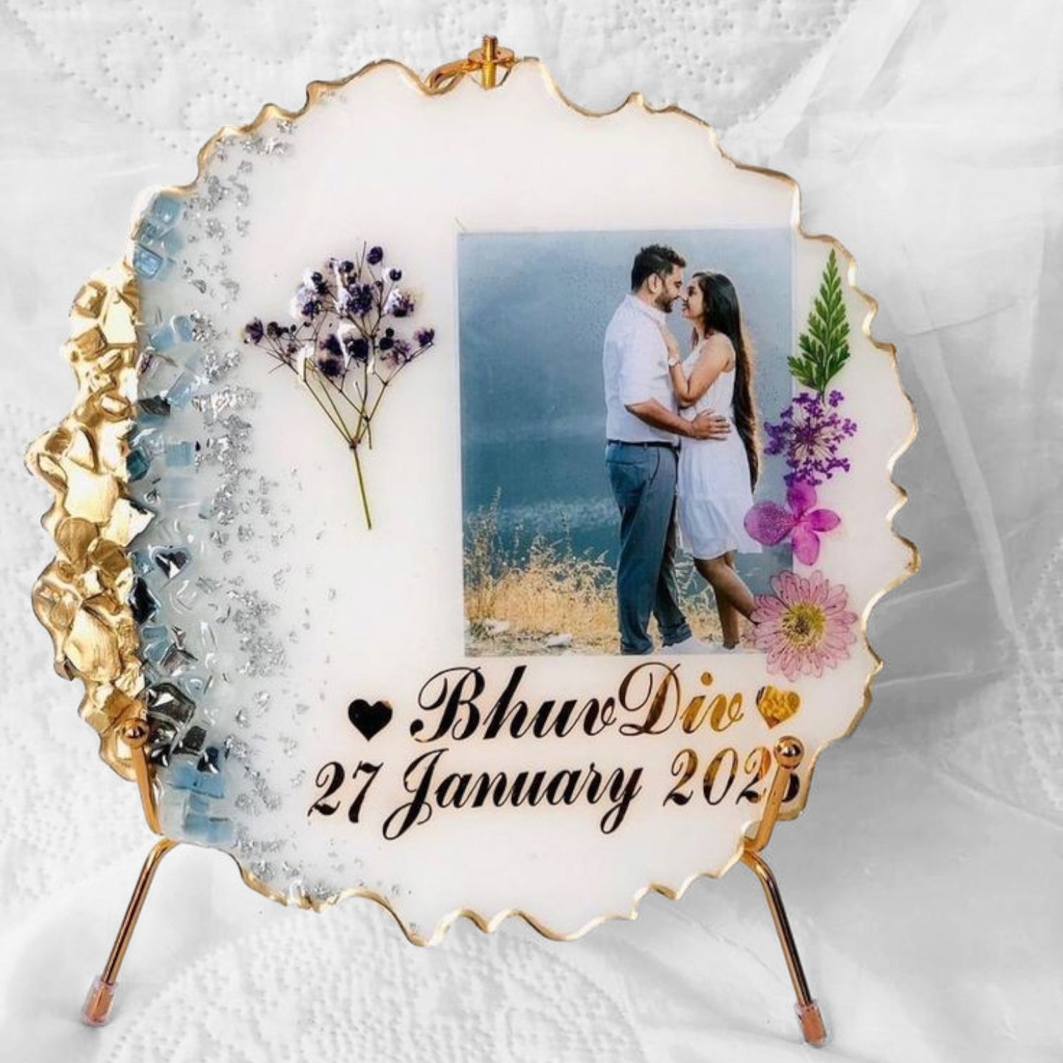 Resin Couple Frame - Lime Gifts