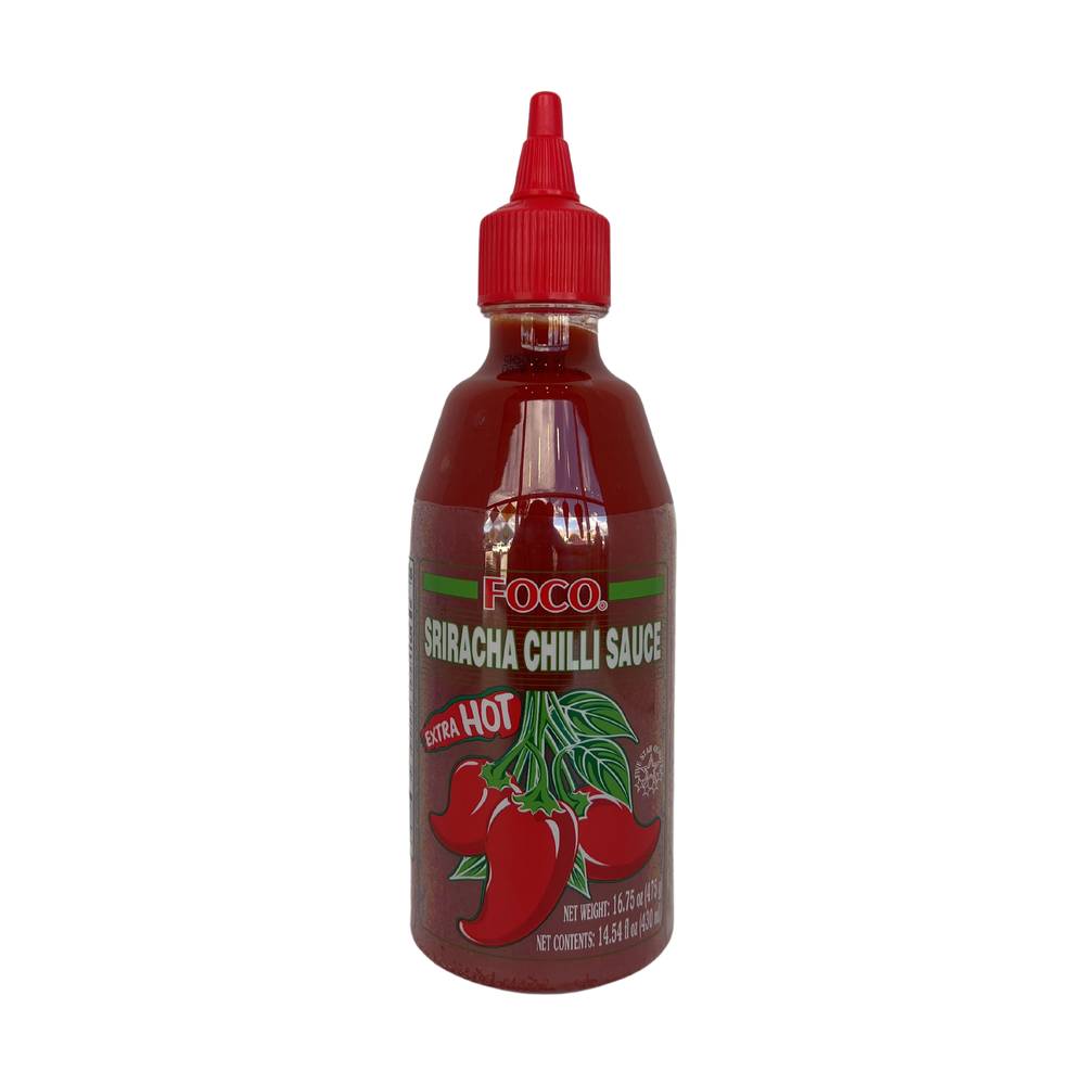 Foco Sriracha Thai Chilli Sauce 16.75oz/475gm - Chandigarh Distributors ...
