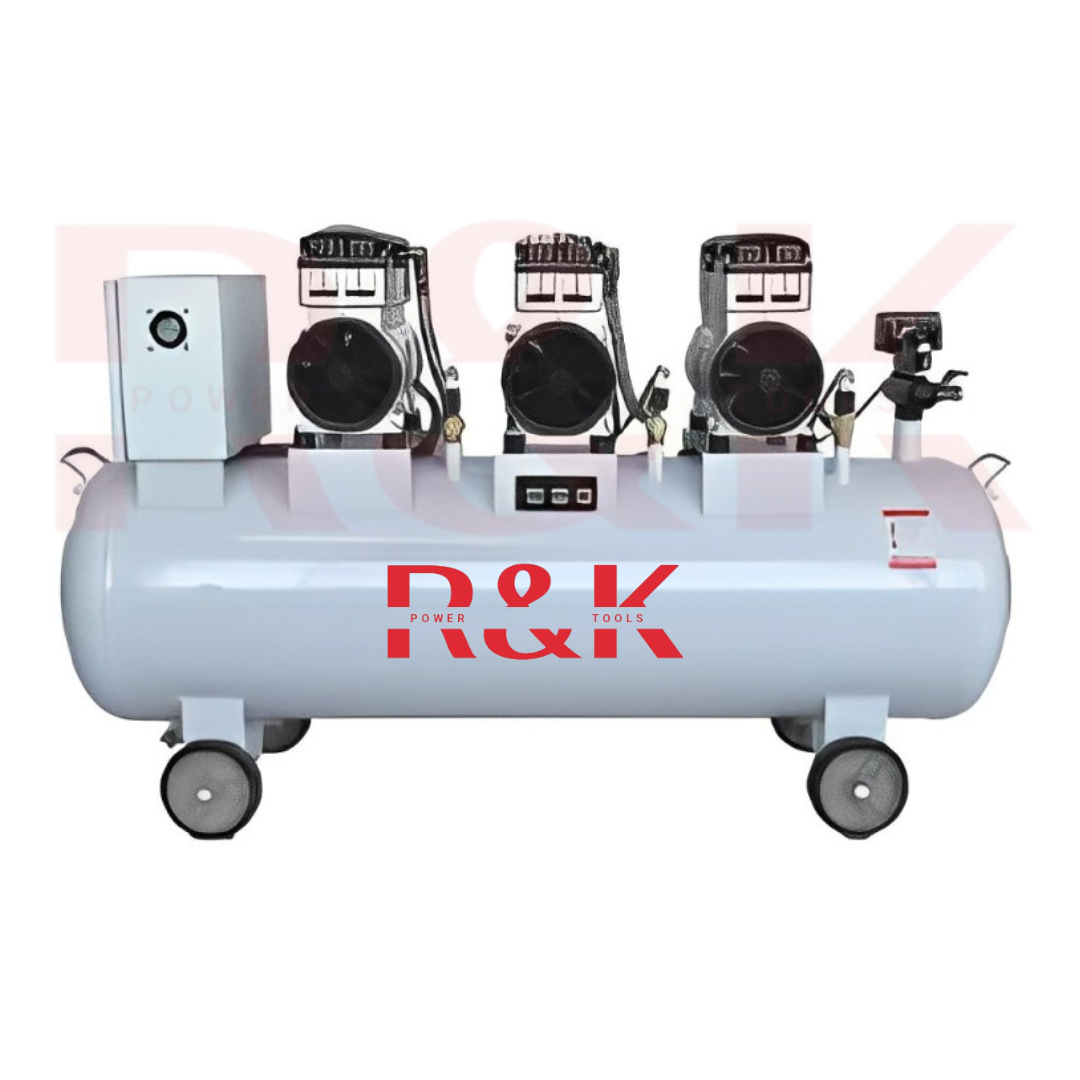 RK1100/3PH-3-120L Oil Free Air Compressor 4.4HP 120L - Hindustan Store