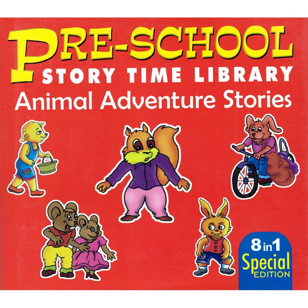 Animal Adventure Stories (Preschool Story Time Library 8 in 1)