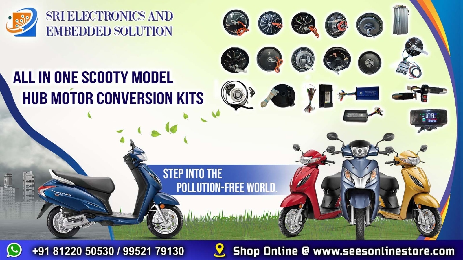 SCOOTY KITS - ALL MODELS - SRI ELECTRONICS AND EMBEDDED SOLUTIONS