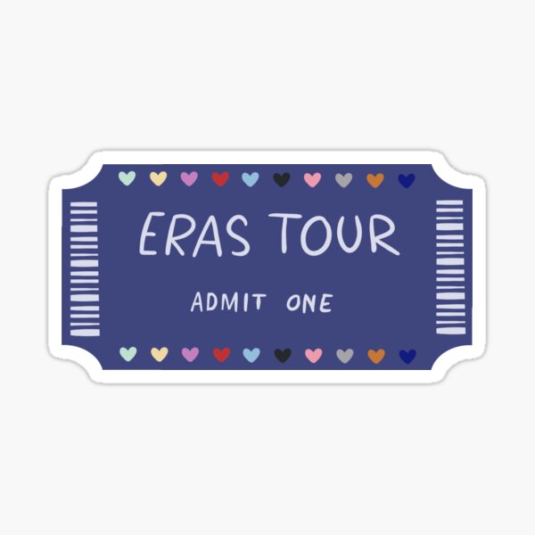 Taylor Swift | Eras Tour Pass Sticker - The Etc Club