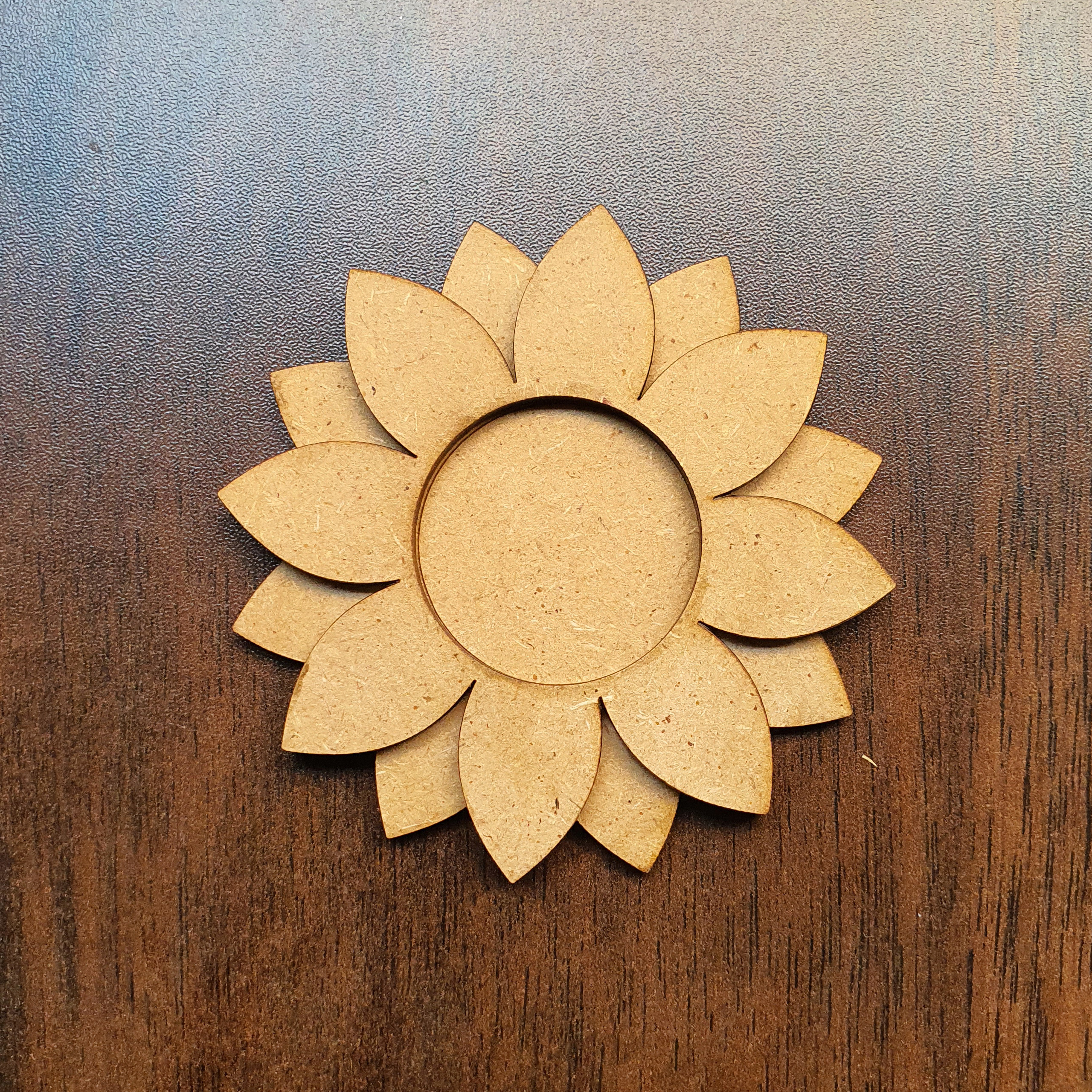 Plain DIY MDF Diya & Tealight Holder for Art