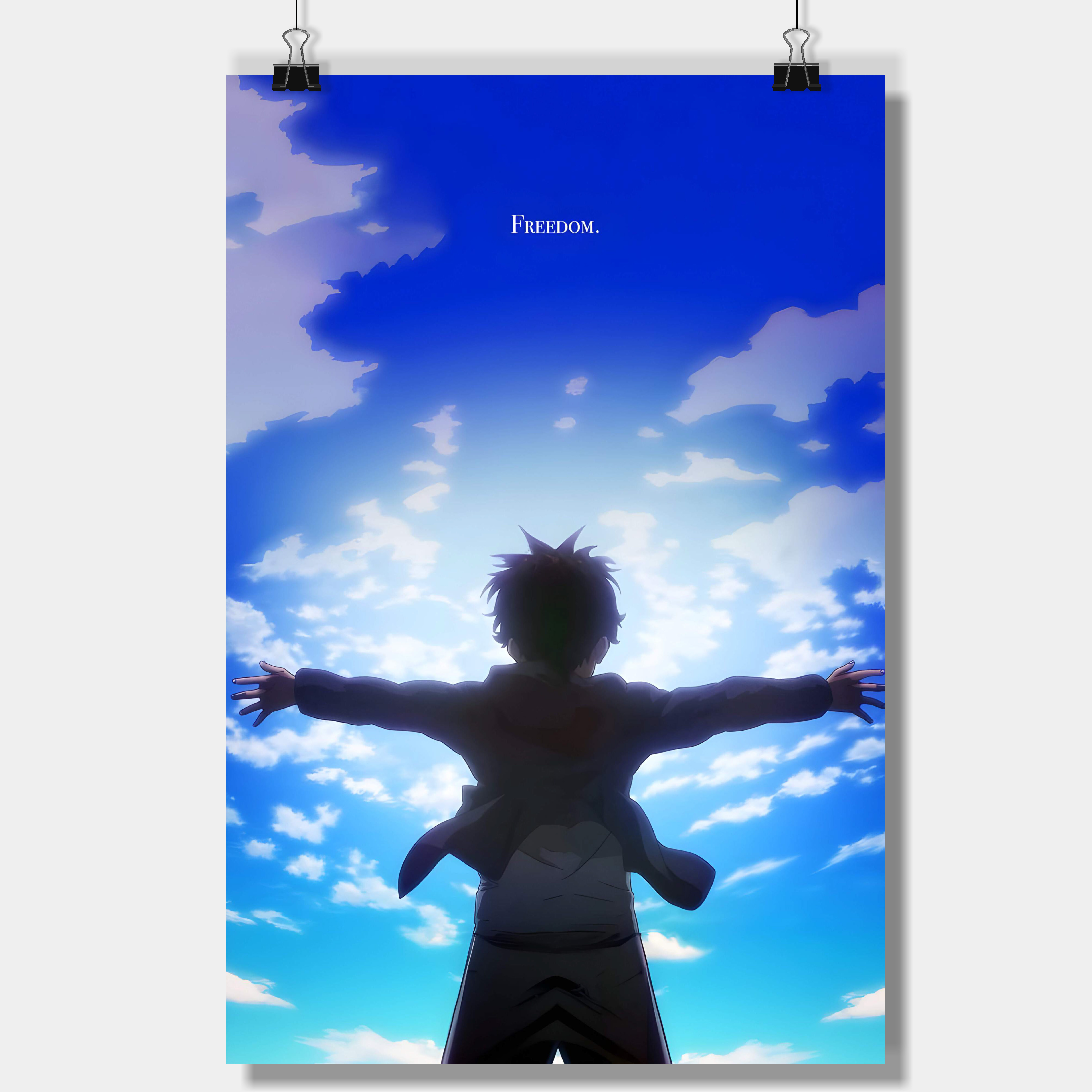 Eren Yeager Freedom Poster (Attack on Titan) - Poster World