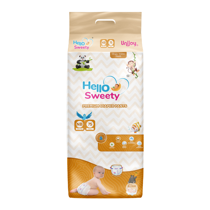 New Born (up to 5 kg) - Hello Sweety Baby Diapers - Hello Sweety