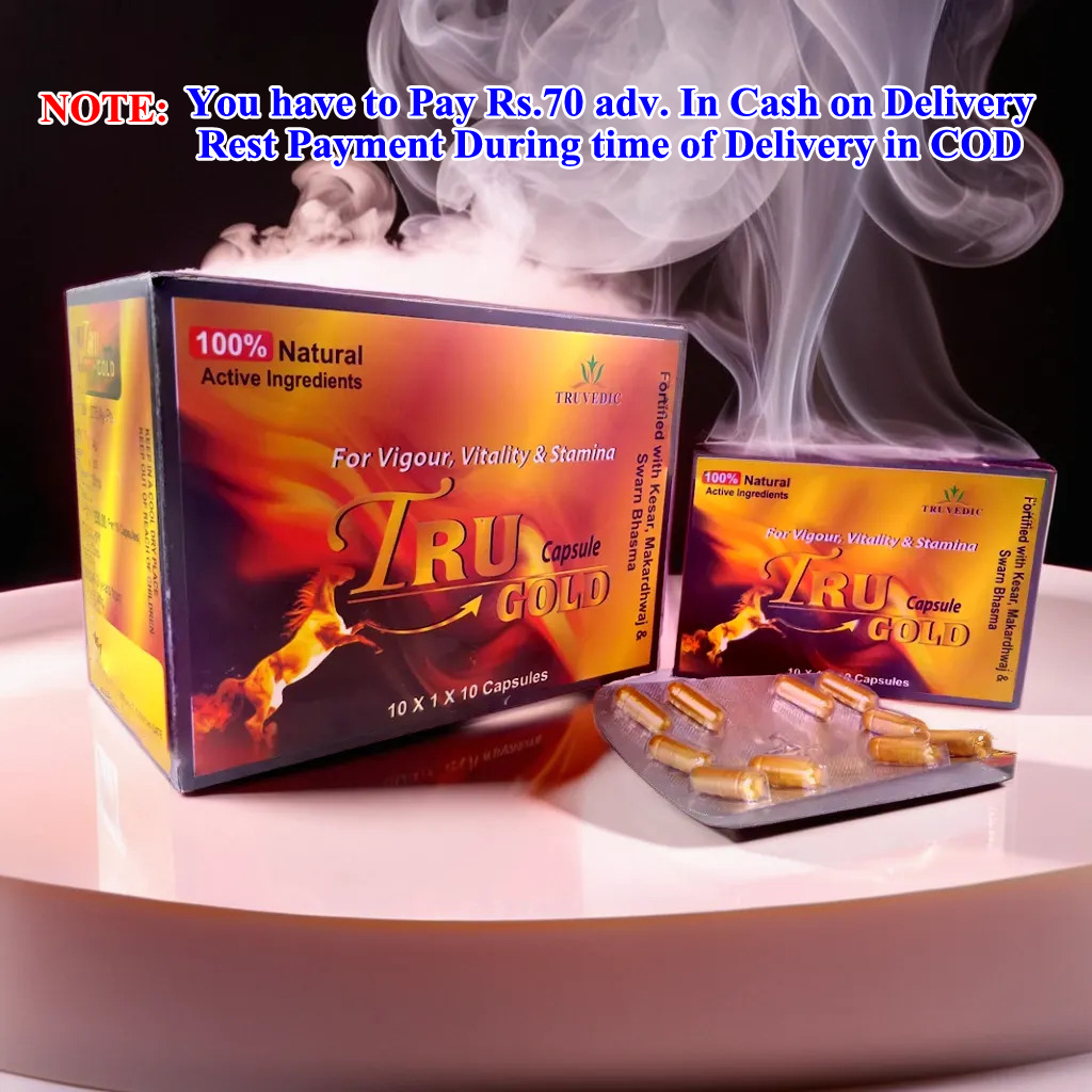 TruGold Capsule for Strength & Vitality (For Men)- Pack Of 30 Capsule ...