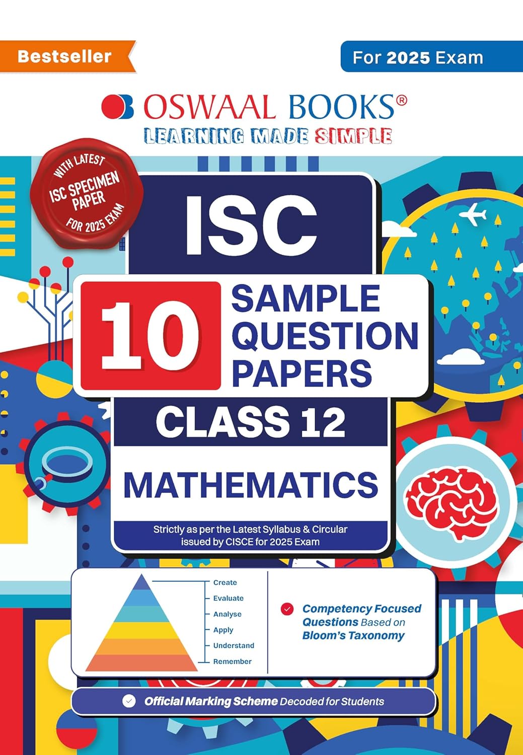 Oswaal ISC | 10 Sample Question Papers | Class 12 | Mathematics (For ...