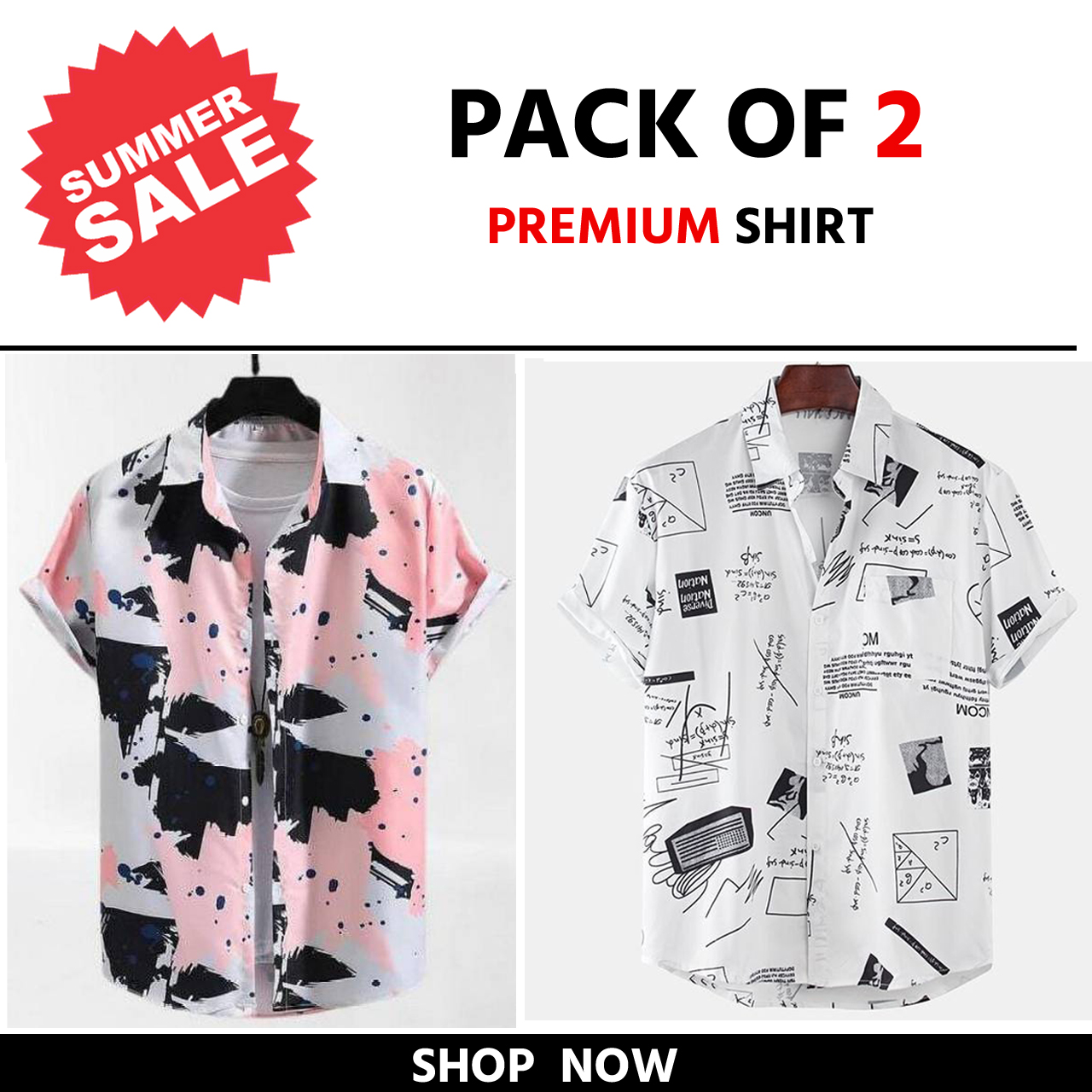 Men Stylish Printed Shirt Combo-533 - Shirt City