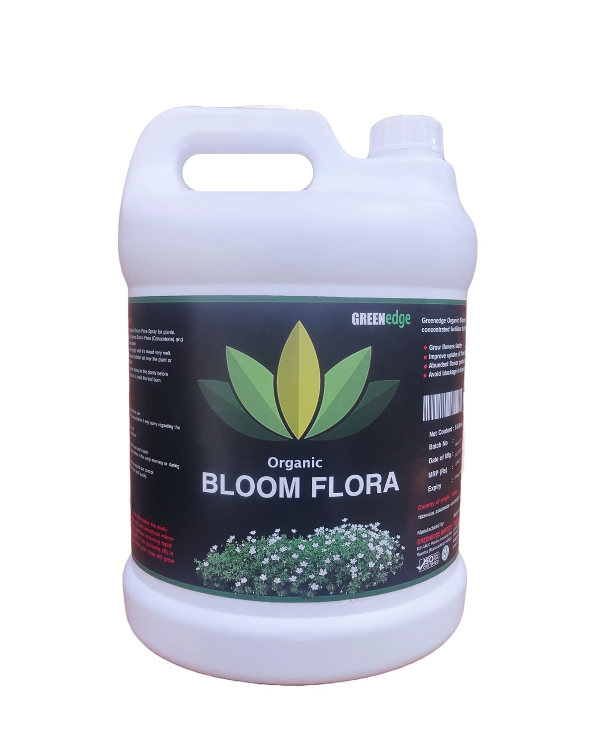 GreenEdge Bloom Flora Fertilizer - Induce Flowering, Boost Growth, and ...