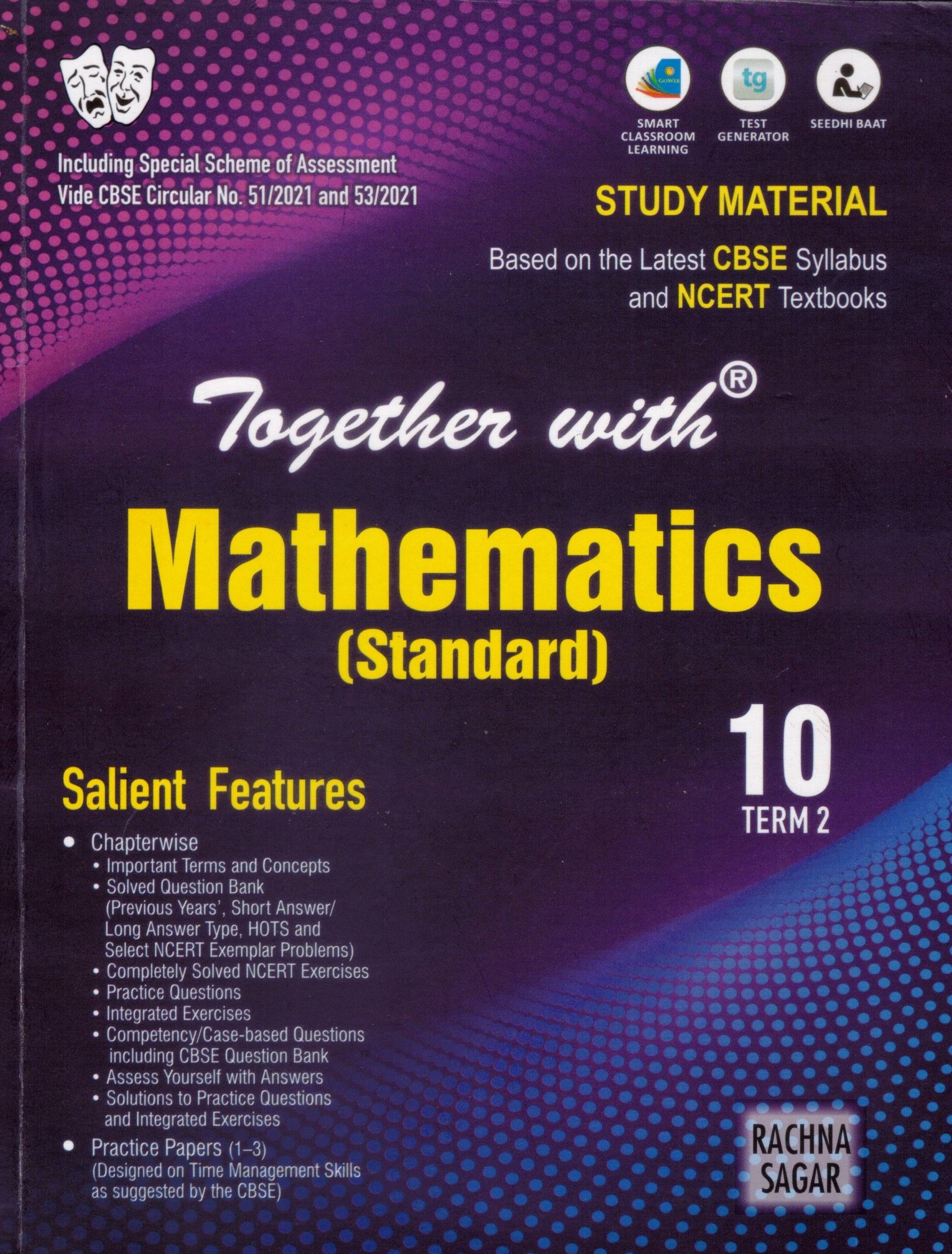 Together With Mathematics (Standard) Term 2 Class 10 CBSE 2022