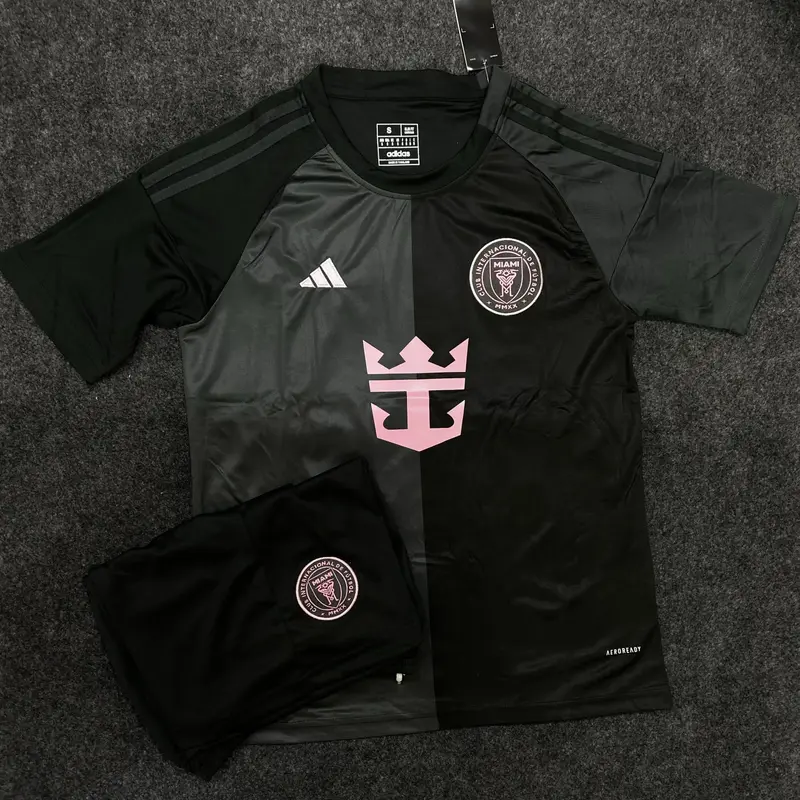 INTER MIAMI AWAY KIT BLACK 2025/26 OFFICIAL - Custom Jersey Hub