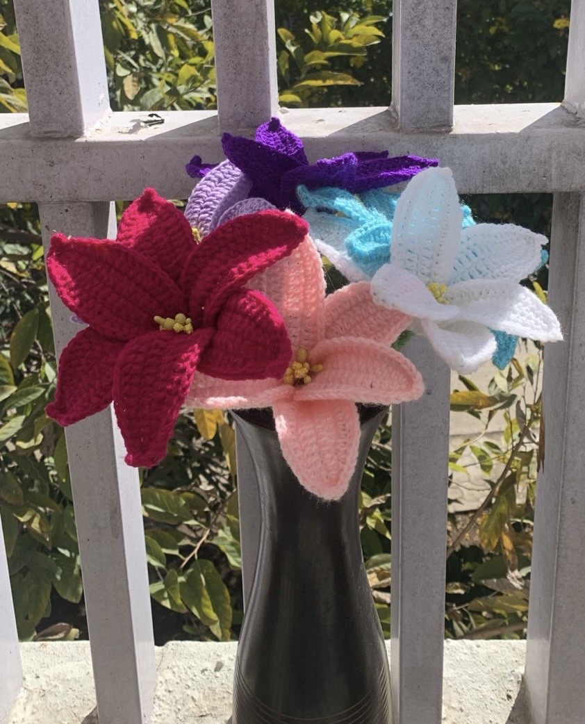 Crochet Handmade Lilies - CrochyKnots